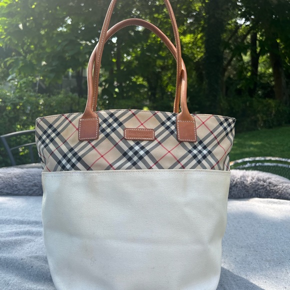 Burberry | Bags | Vintage Burberrys Blue Label Tote Bag | Poshmark